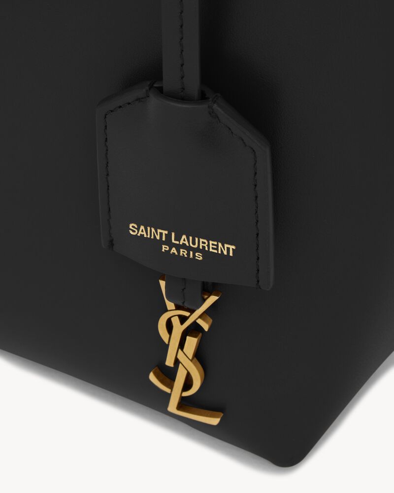 Mini Toy SHOPPING SAINT LAURENT in box leather | Saint Laurent | YSL.com