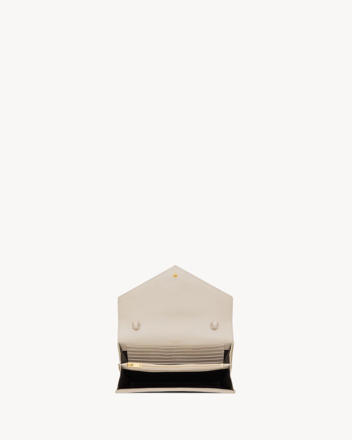 CASSANDRE CHAIN WALLET IN LAMBSKIN in White | Saint Laurent | YSL EN-US