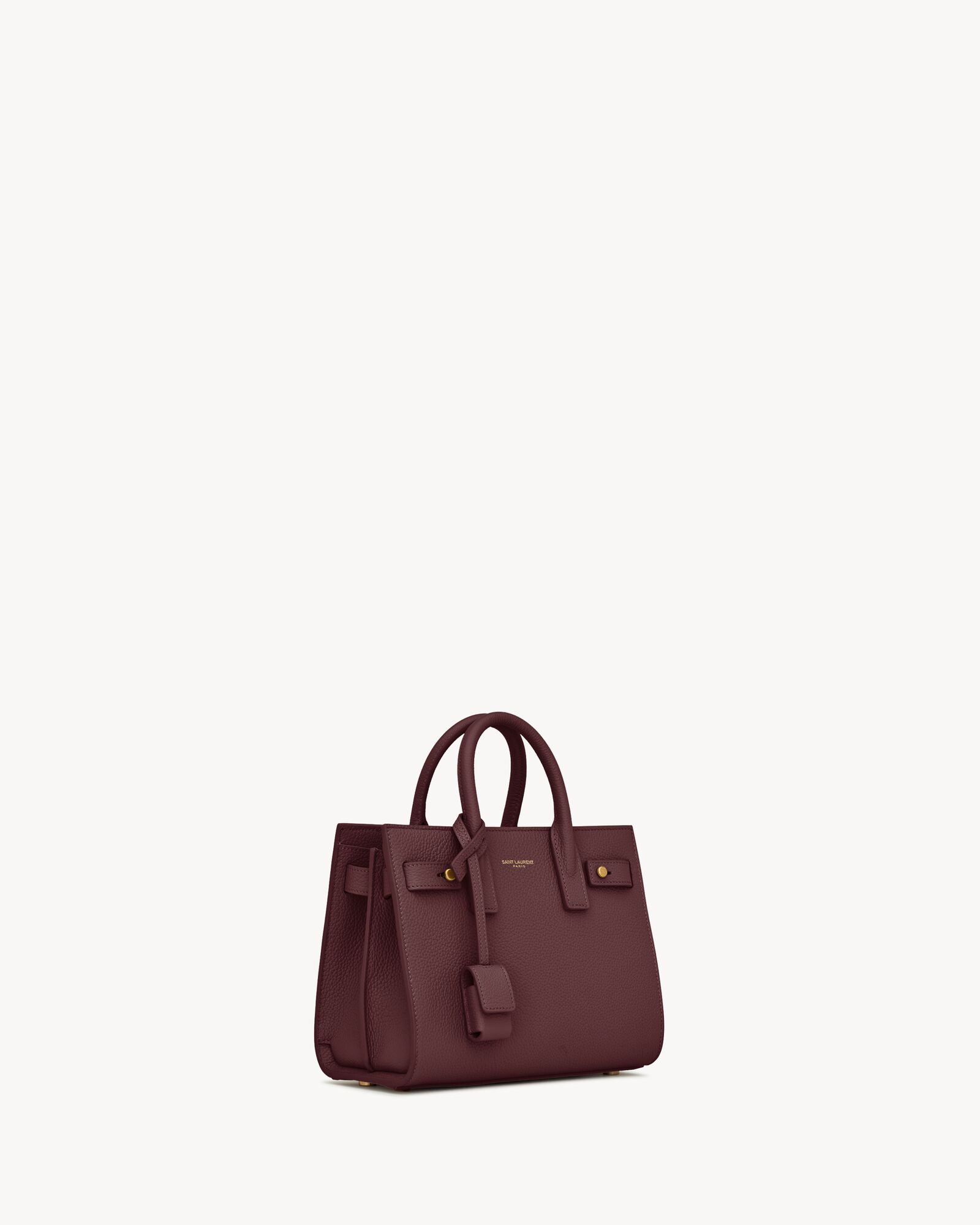 SAC DE JOUR IN SUPPLE GRAINED LEATHER - NANO in Red | Saint Laurent | YSL EN-US