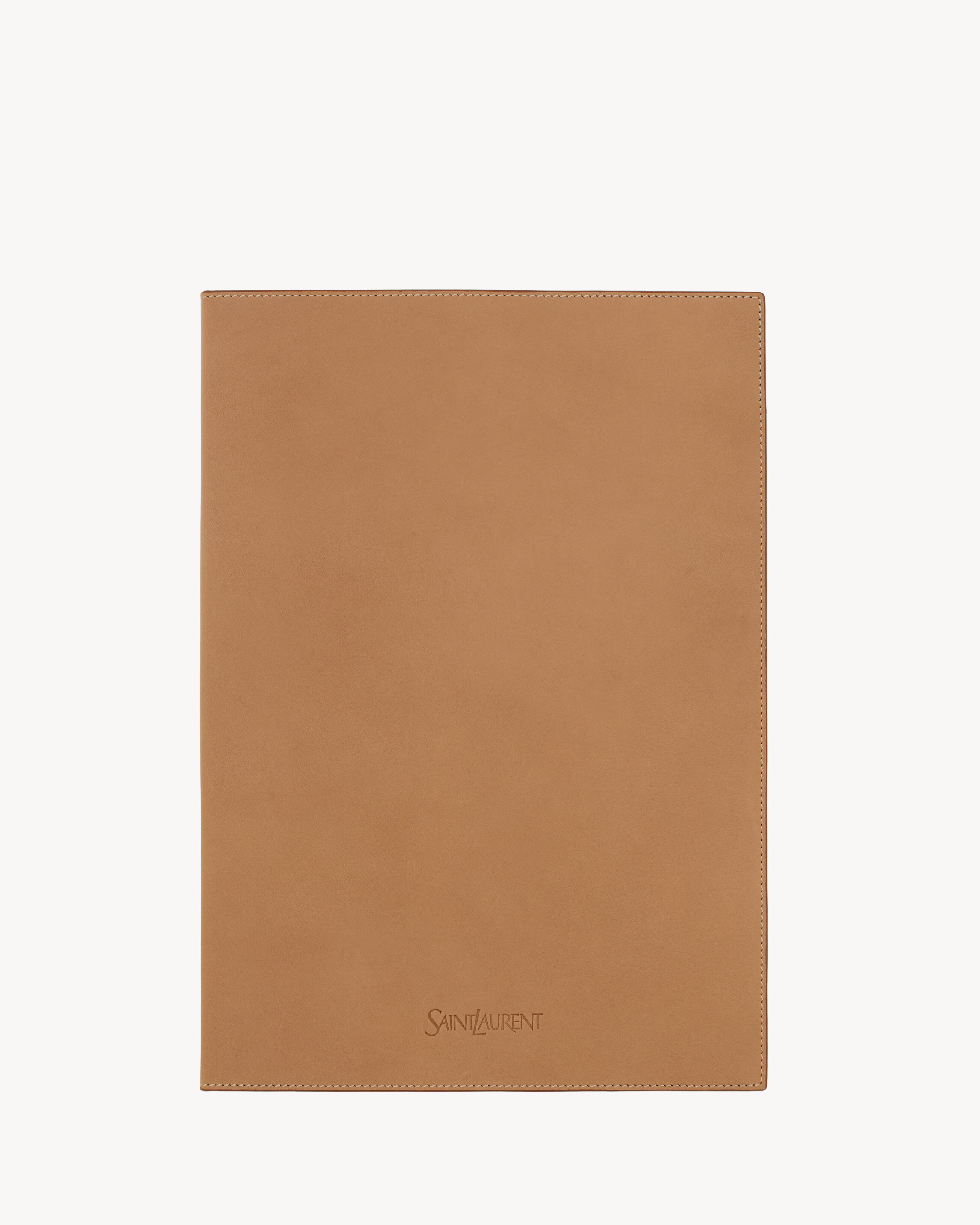 AGENDA COVER IN LEATHER aus Braun | Saint Laurent | YSL DE-DE