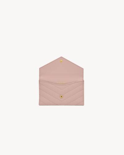 퀼트 처리된 그랑 드 뿌드르 엠보스드 가죽 소재의 Cassandre Saint Laurent MatelassÉ Fragments