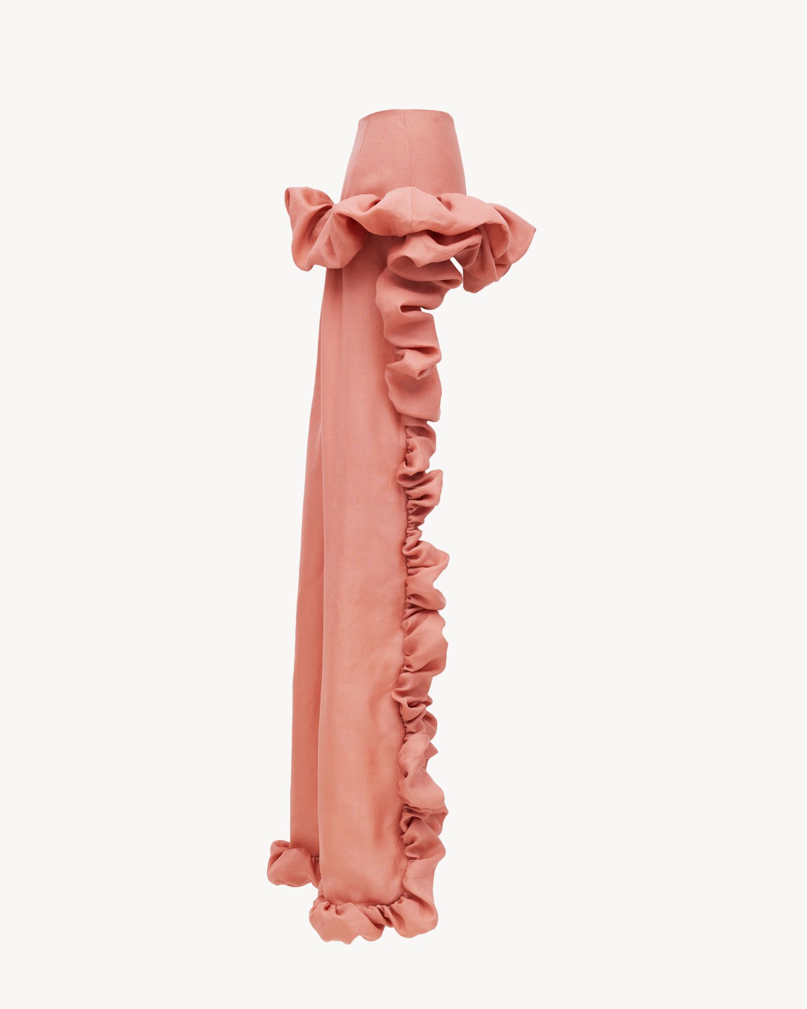 bubble cascade skirt in silk gazar | Saint Laurent | YSL US