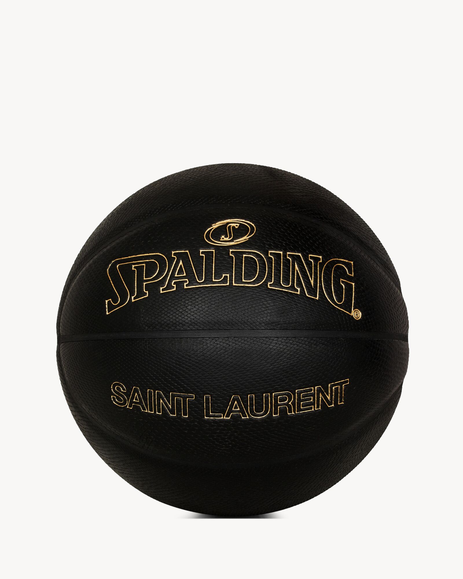 Spalding Basketball in leather | Saint Laurent | YSL US