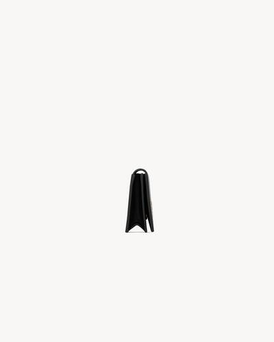글로시 가죽 소재의 미니 Cassandre 명함 지갑 Saint Laurent 생로랑 Ysl Kr