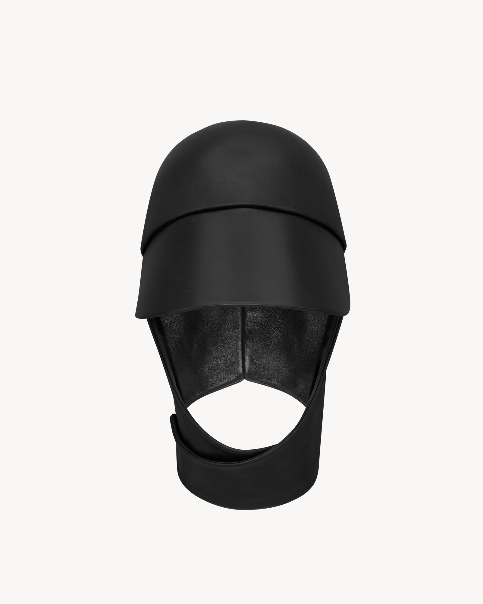 Balaclava cap in lambskin | Saint Laurent | YSL.com