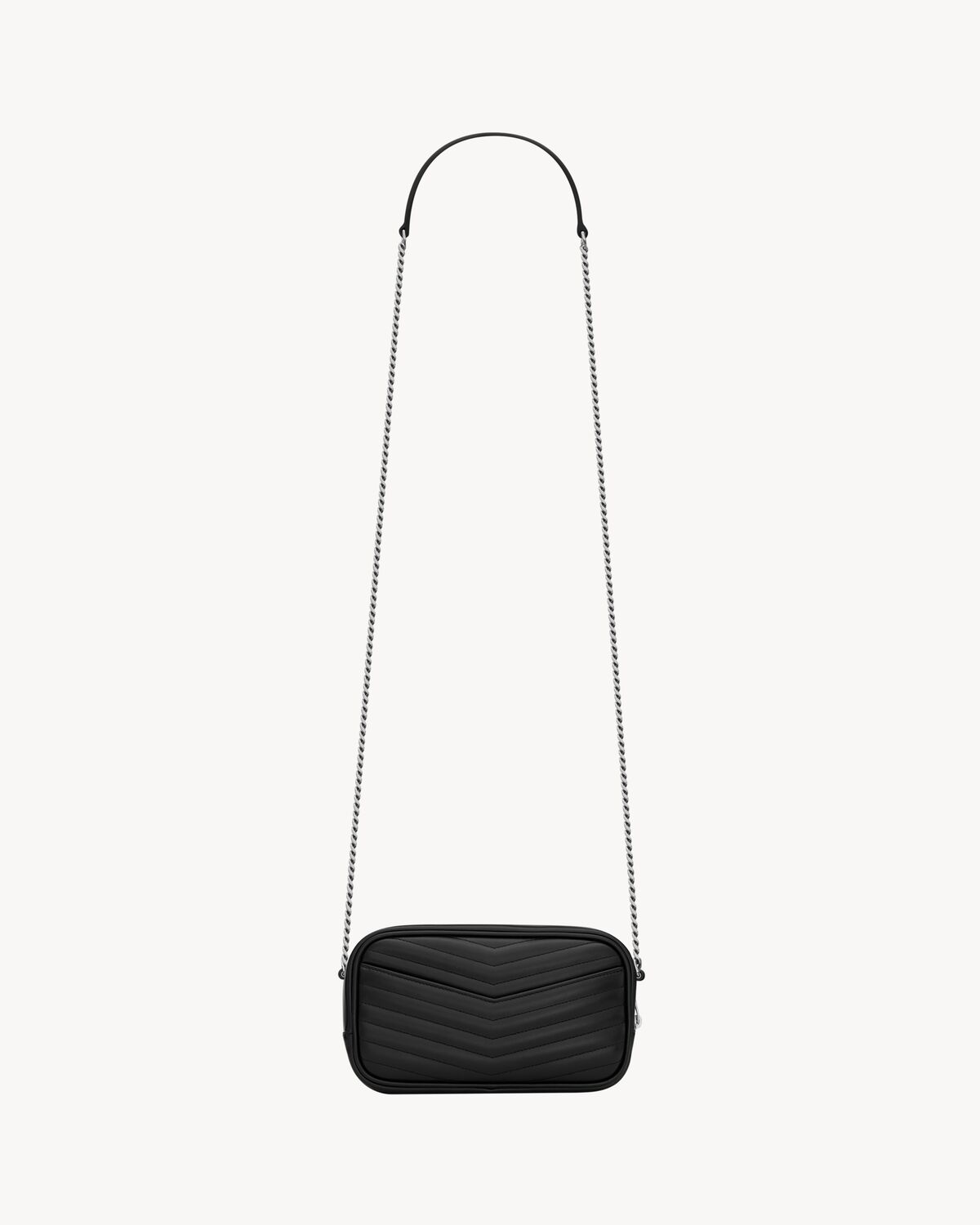 MINI LOU in quilted leather in Black | Saint Laurent | YSL EN-AU