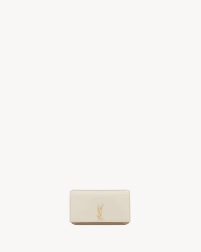 CASSANDRE phone holder in smooth leather | Saint Laurent | YSL US