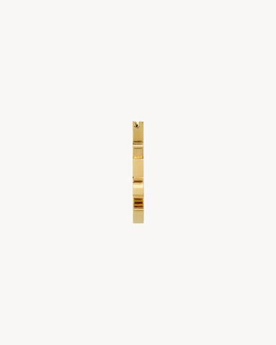 Cassandre single earring in metal | Saint Laurent | YSL US