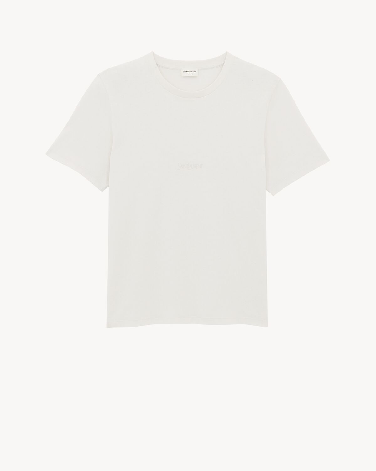 Saint Laurent T-Shirt in White | Saint Laurent | YSL EN-US
