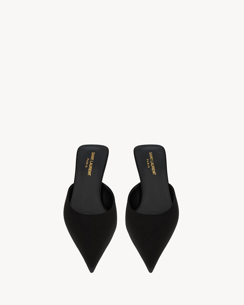 BARBARA mules in satin crepe | Saint Laurent | YSL.com