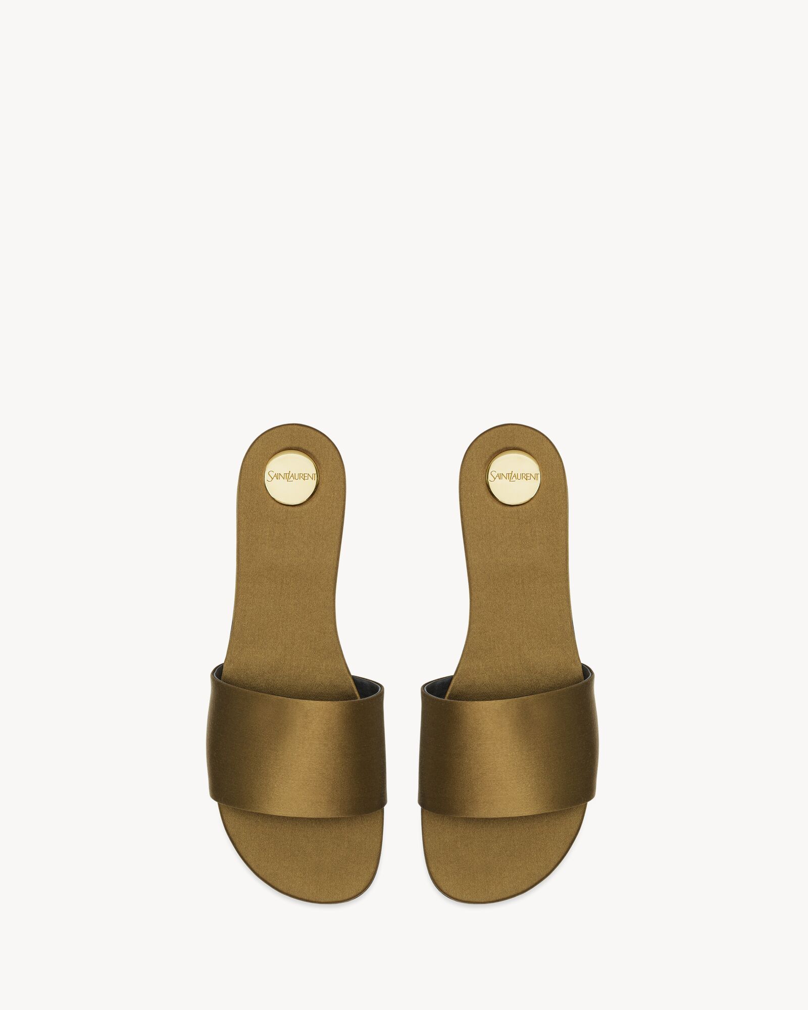 CARLYLE slides in satin crepe | Saint Laurent | YSL.com