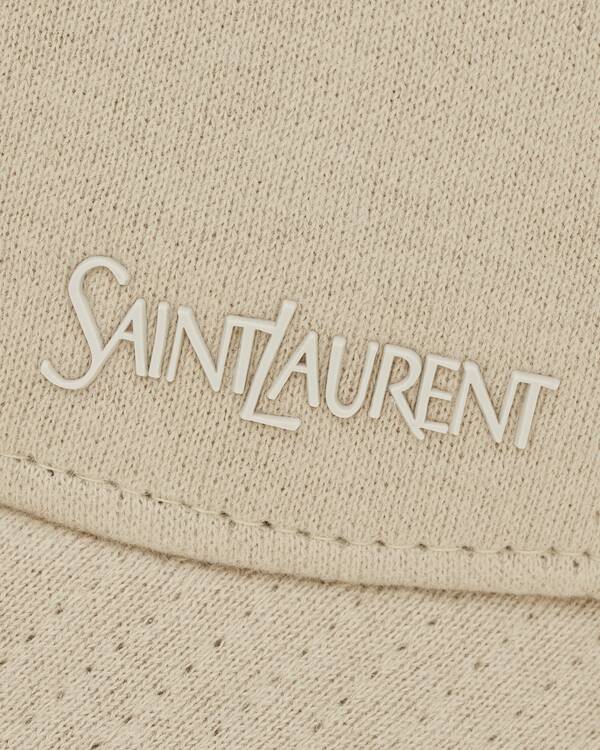 New Era cap in fleece | Saint Laurent | YSL US
