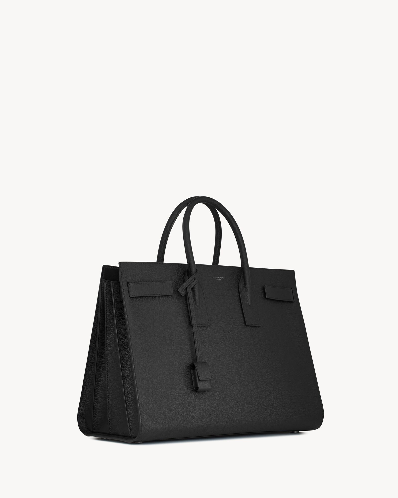 sac de jour large in grained leather | Saint Laurent | YSL US